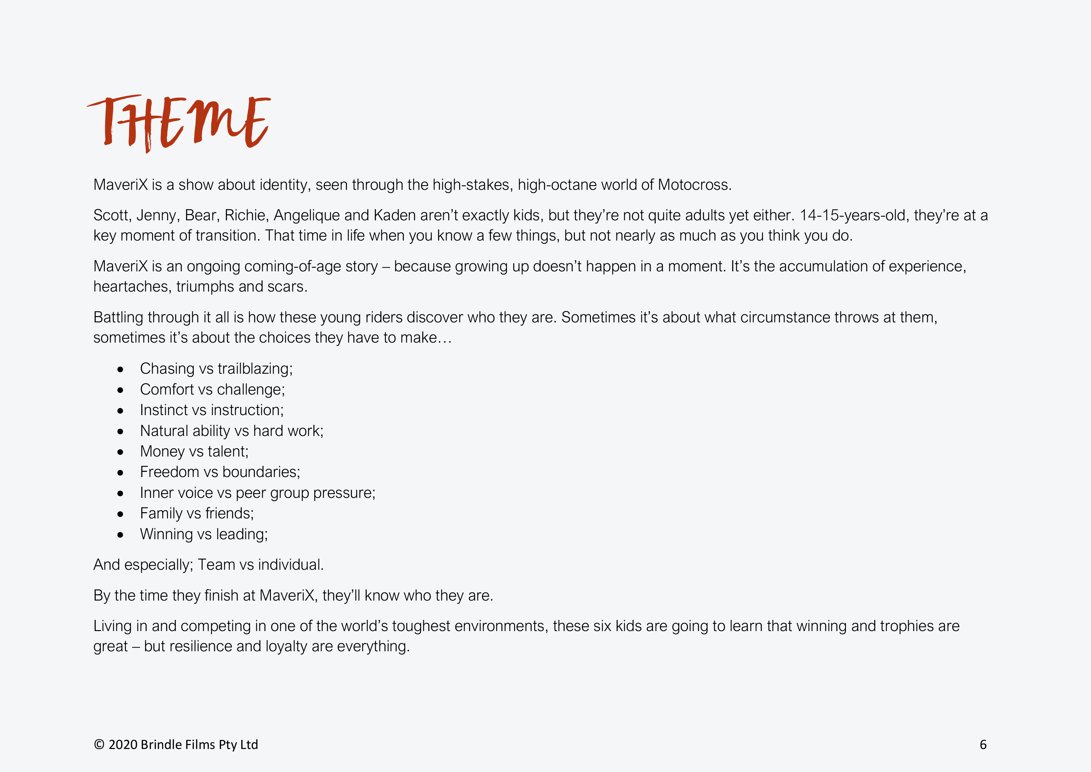 Story Building and Screenwriting Resource - ACTF Education