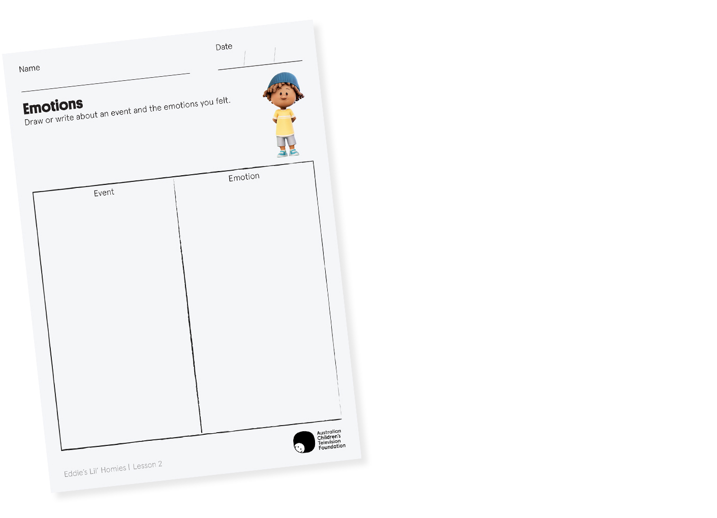 Lesson 2: Emotional Awareness - ACTF Education